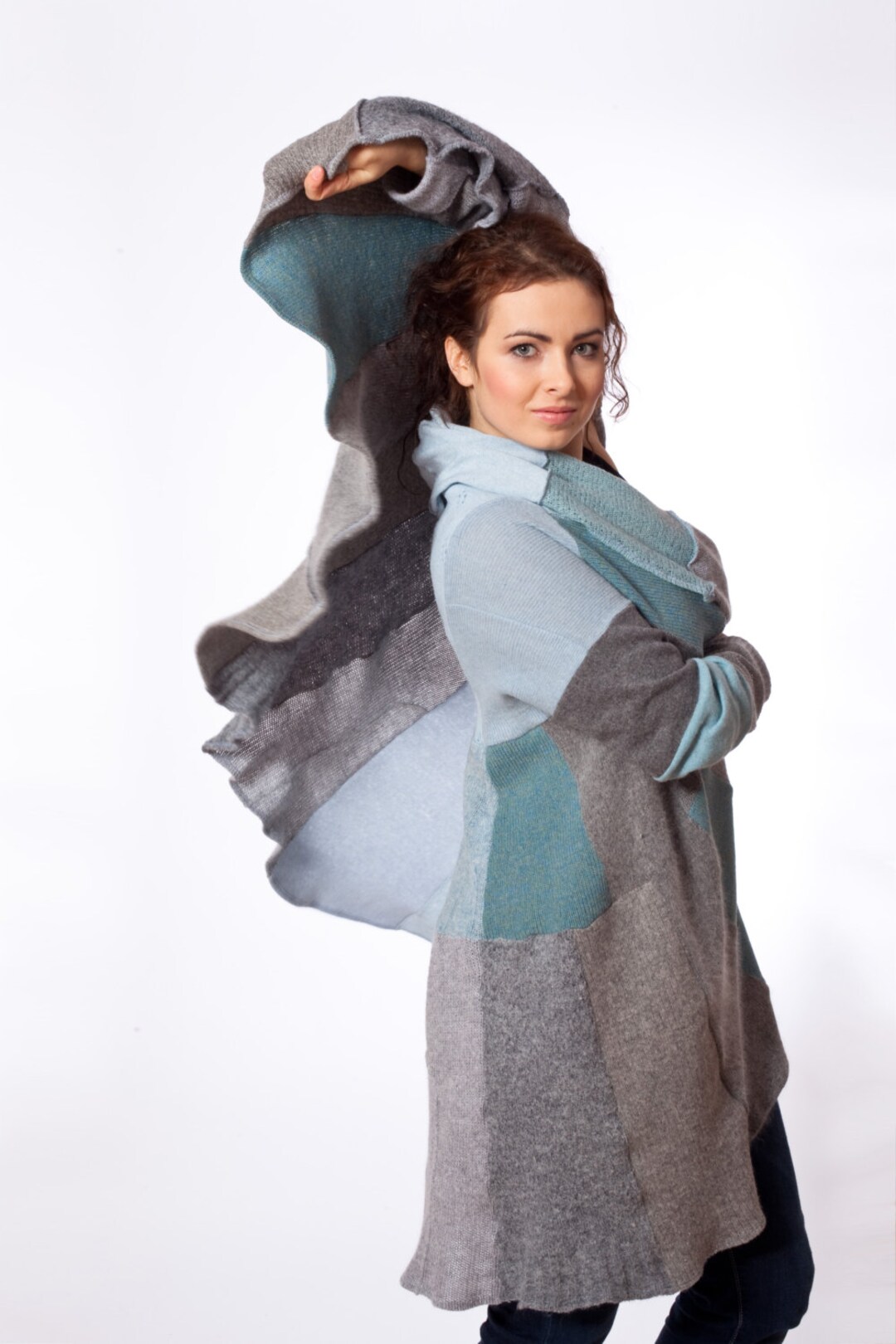 Handmade Wool Coat Woman Organic Woman Clothing by Coolawoola - Etsy