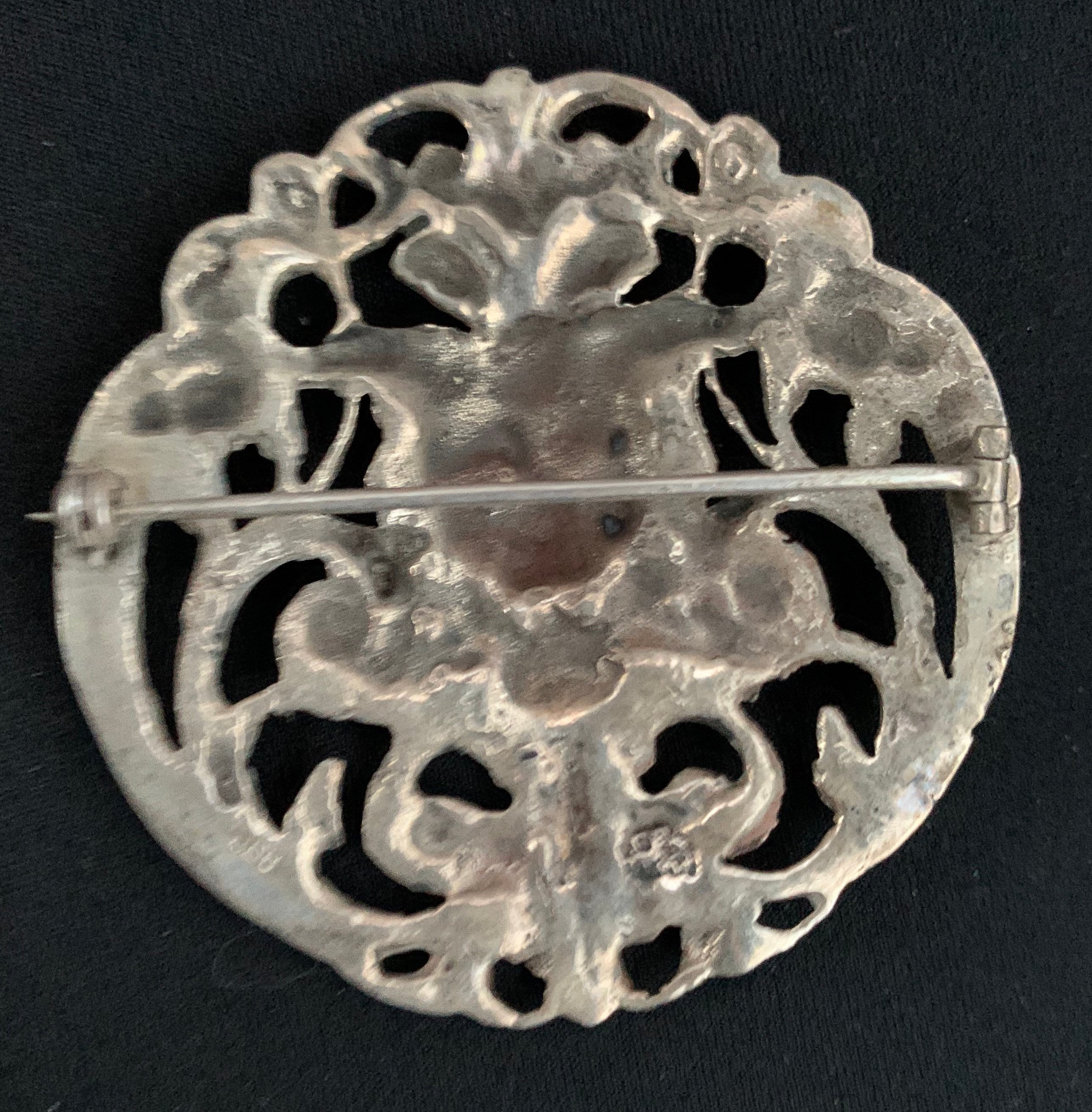Victorian Silver Devil Brooch / Pin and Coordinating Earrings - Etsy