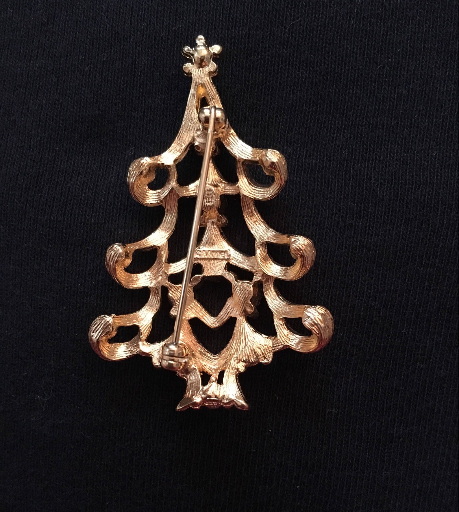 Monet Christmas Tree Brooch / Pin - Etsy Canada