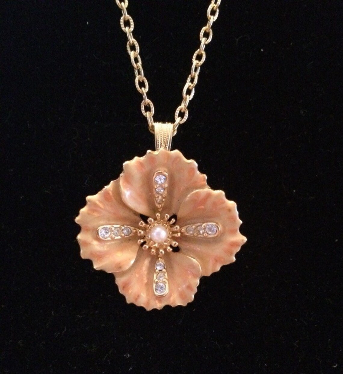 Joan Rivers Flower Pendant / Brooch / Pin - Etsy