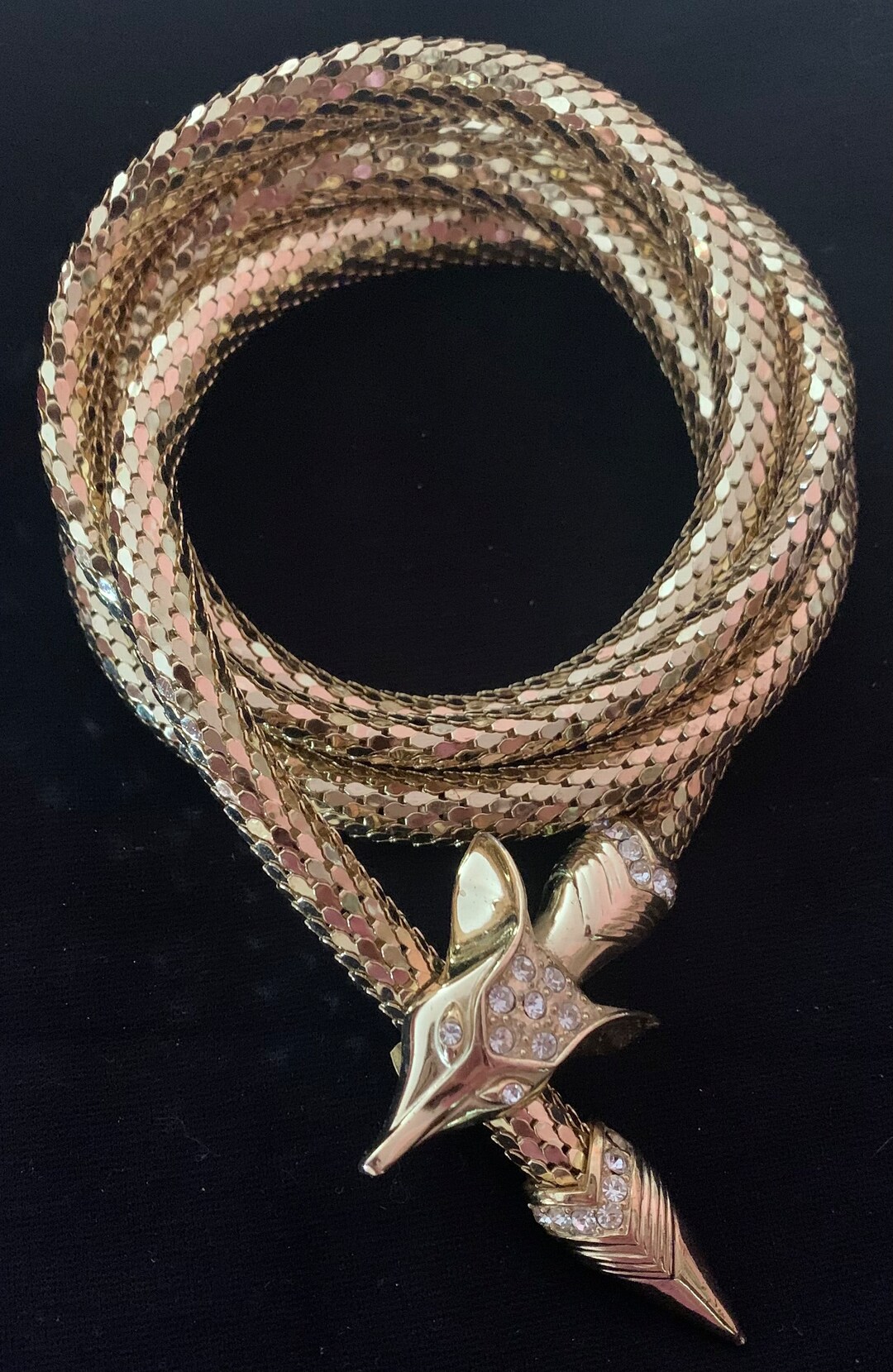 Whiting & Davis Mesh Fox Belt - Etsy