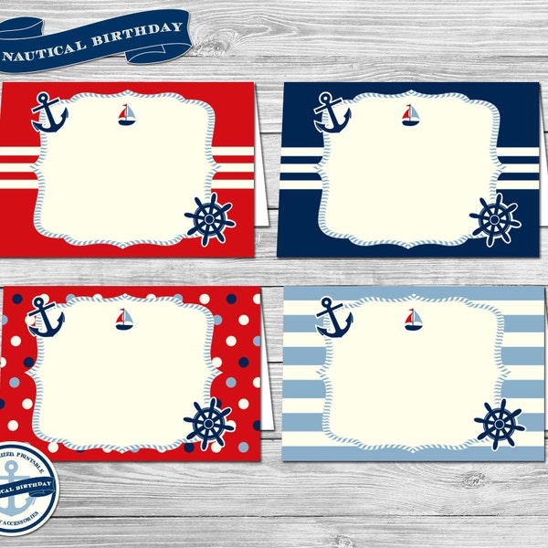Nautical Place Cards - Etsy