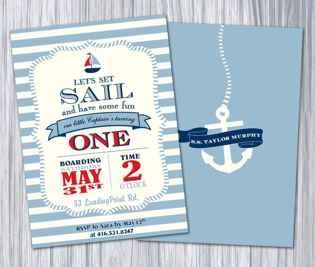 Fun Nautical Invitations