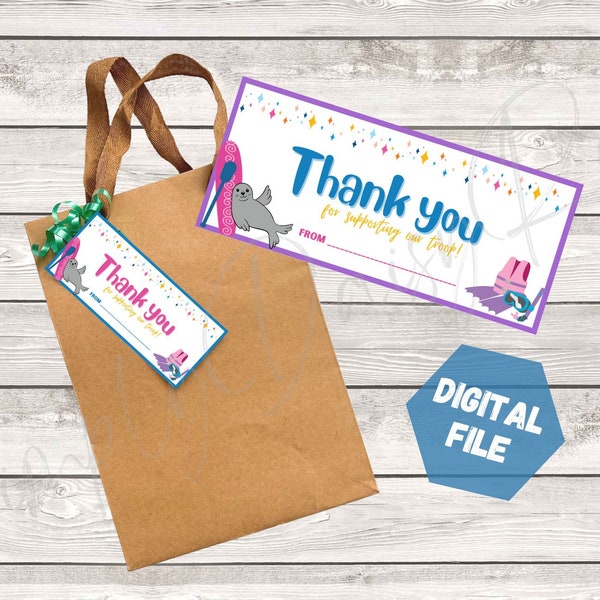 Girl Scout Thank You Cards Fall Product - Etsy Denmark