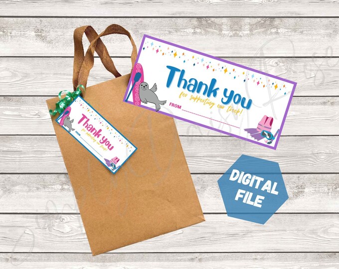 Girl Scout Fall Product Thank You Card Tag INSTANT DOWNLOAD - Etsy