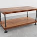 Industrial Pipe and Wood Coffee Table || Rustic Coffee Table ...