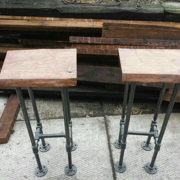 Reclaimed Bar Stool - Etsy