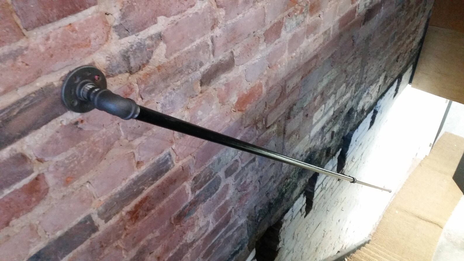 Industrial Pipe Railing || Rustic Industrial Handrail || Metal Stair ...