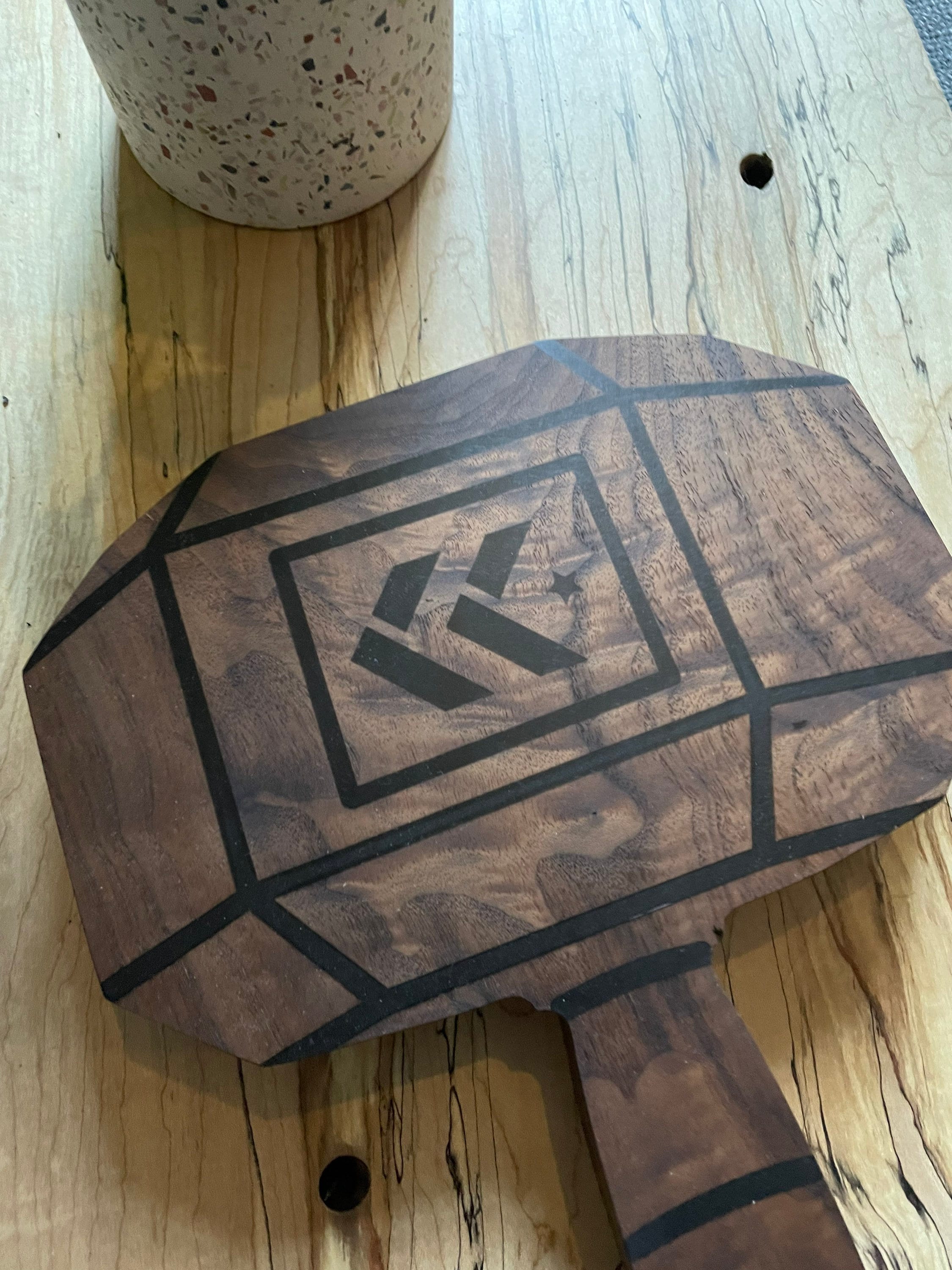 Dumbbell Charcuterie Board || Solid Walnut Cheese Board || Walnut Tray ...