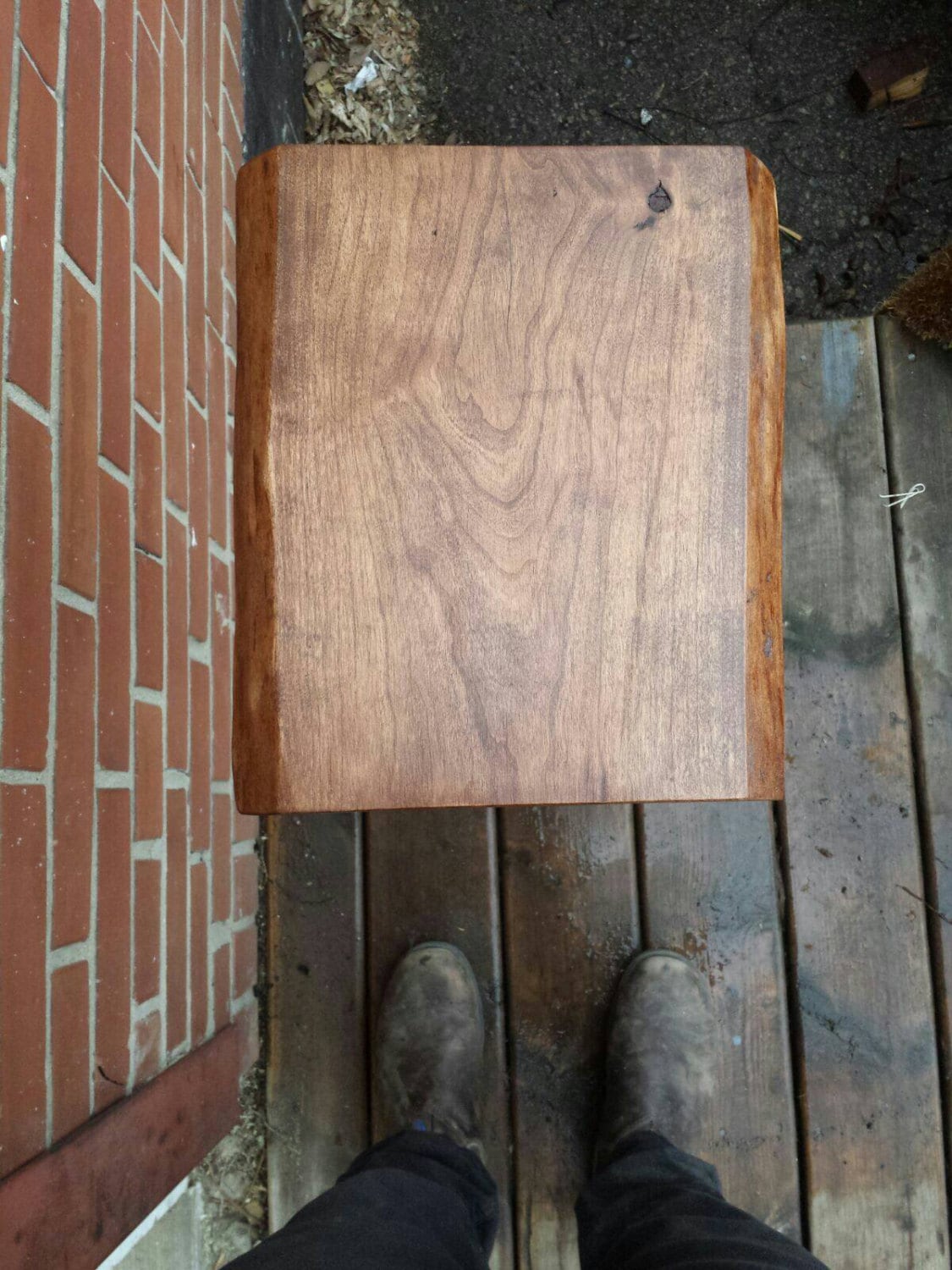 Reclaimed Wood Bar Stool With Industrial Pipe Legs Rustic - Etsy
