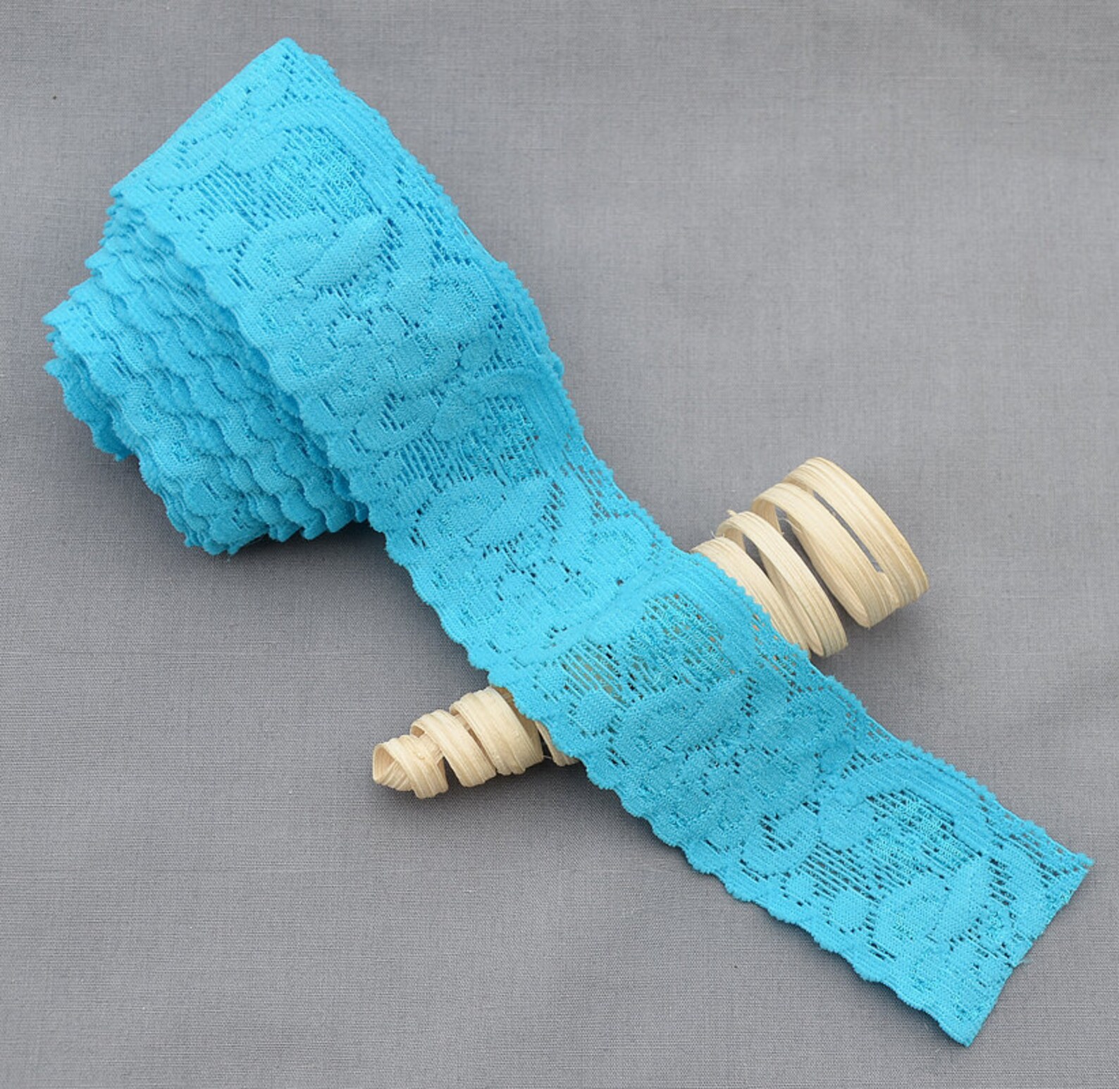 5 Yards Turquoise Blue Elastic Lace Stretch Lace Elastic Lace - Etsy
