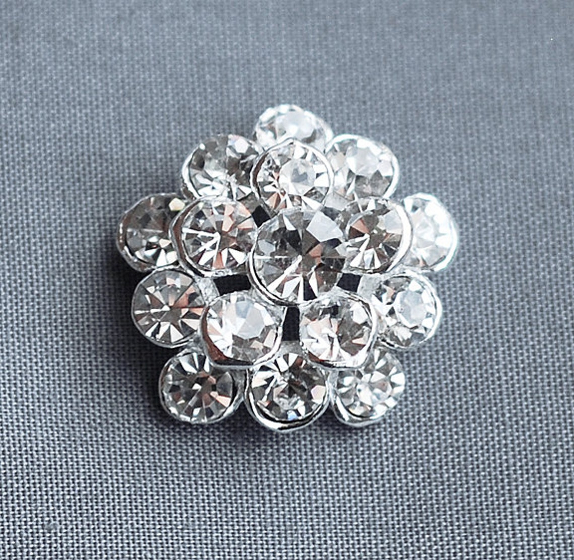 5 Pcs Rhinestone Button Embellishment FREE Shipping of 20.00 Order ...