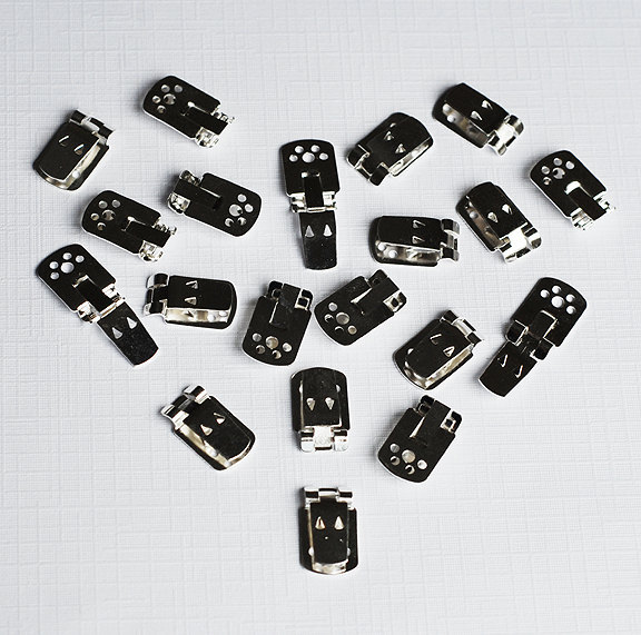 100 Pcs Shoe Clips Blank Stainless Steel Metal Silver AC073 - Etsy