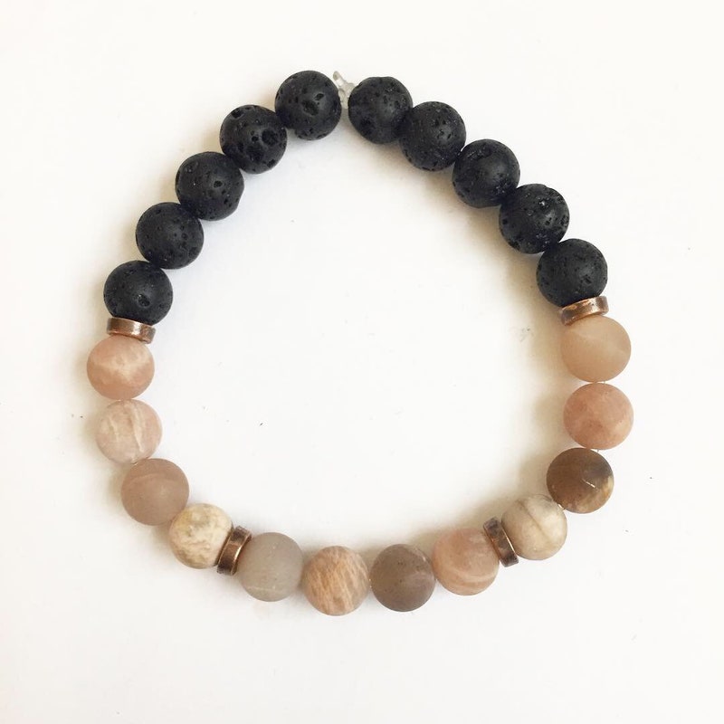 Sunstone Matte Bracelet - Etsy