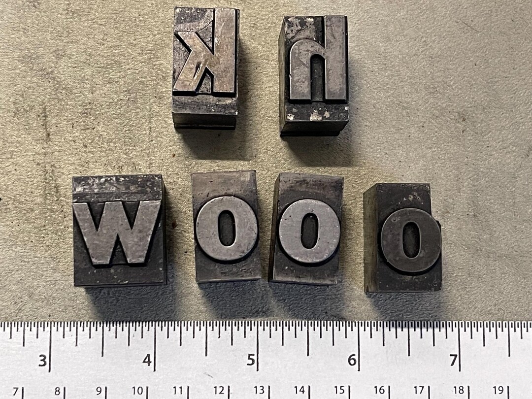 Vintage Letterpress Alphabet . . Vintage Tools Supples Printmaking ...
