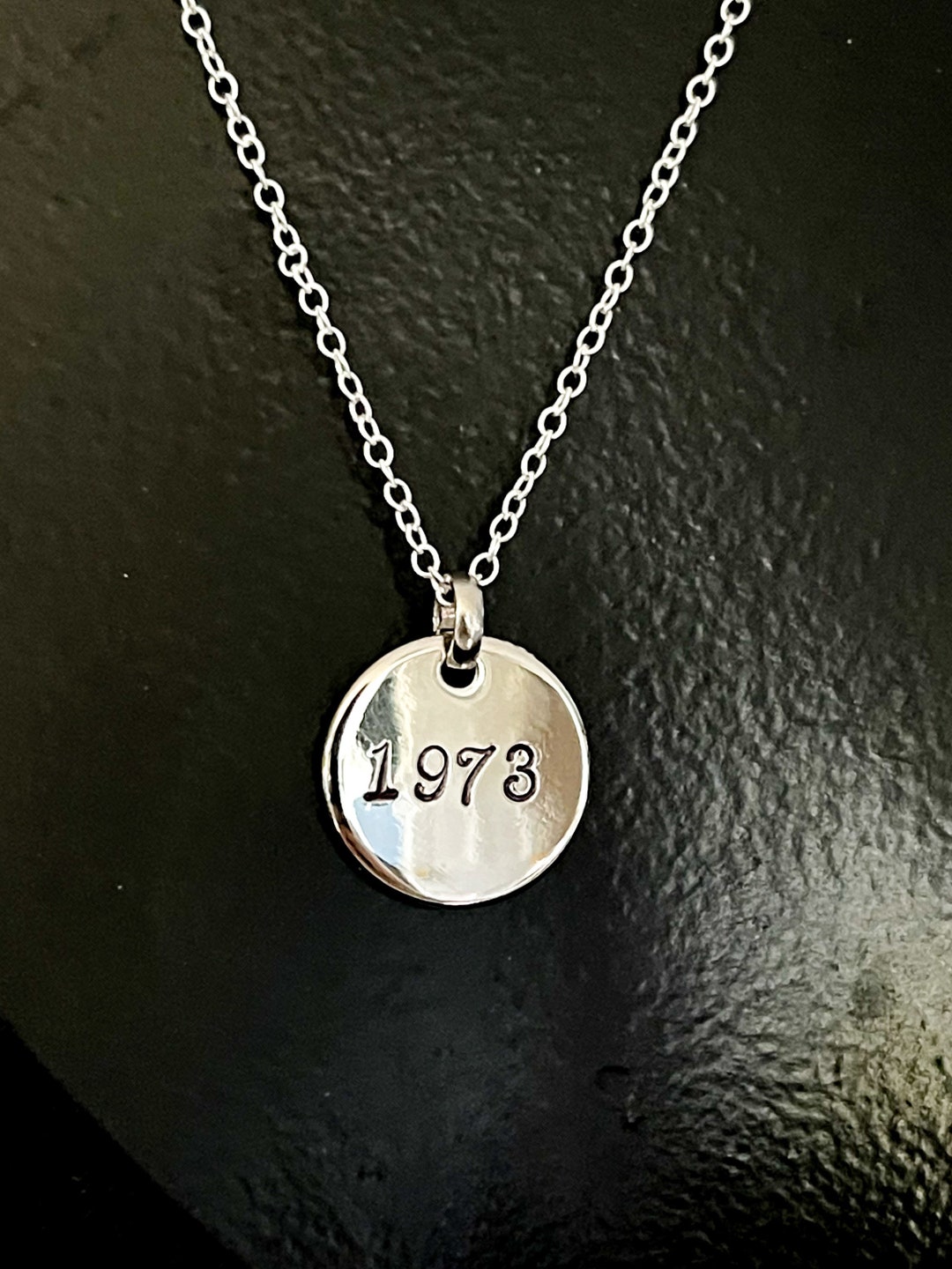1973 Necklace. Coin Necklace. Silver Necklace. Pro-choice Necklace ...