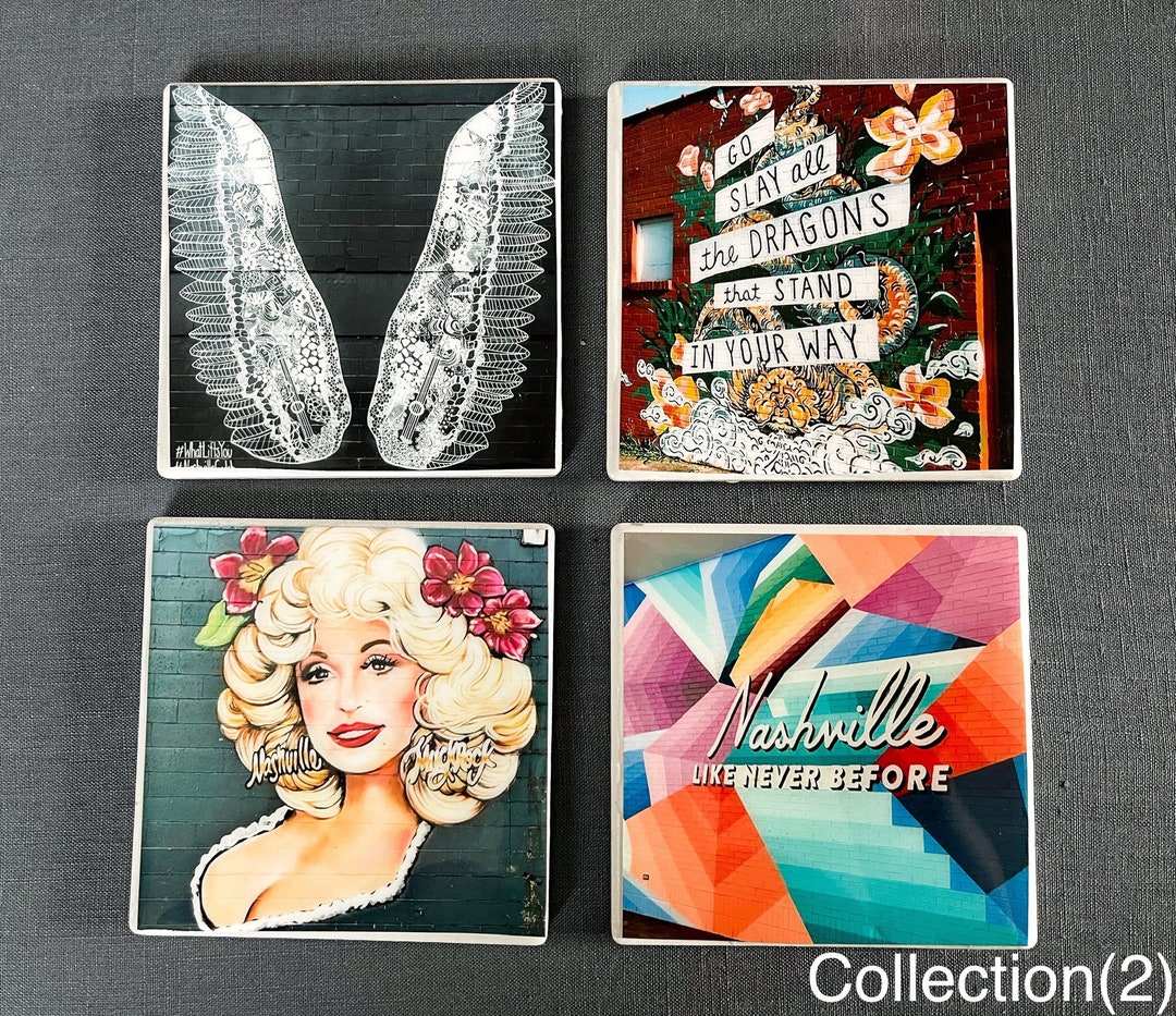 Nashville Coasters. Graffiti. Murals. Nashville Murals. Drink Coasters ...