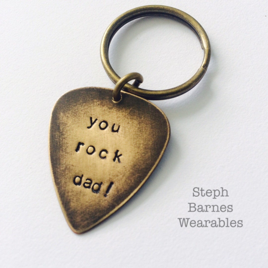 Free Domestic Shipping on 35USD . on 35USD ./// You Rock Dad Keychain ...