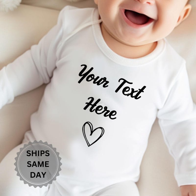 Personalised Baby Grow - Etsy UK