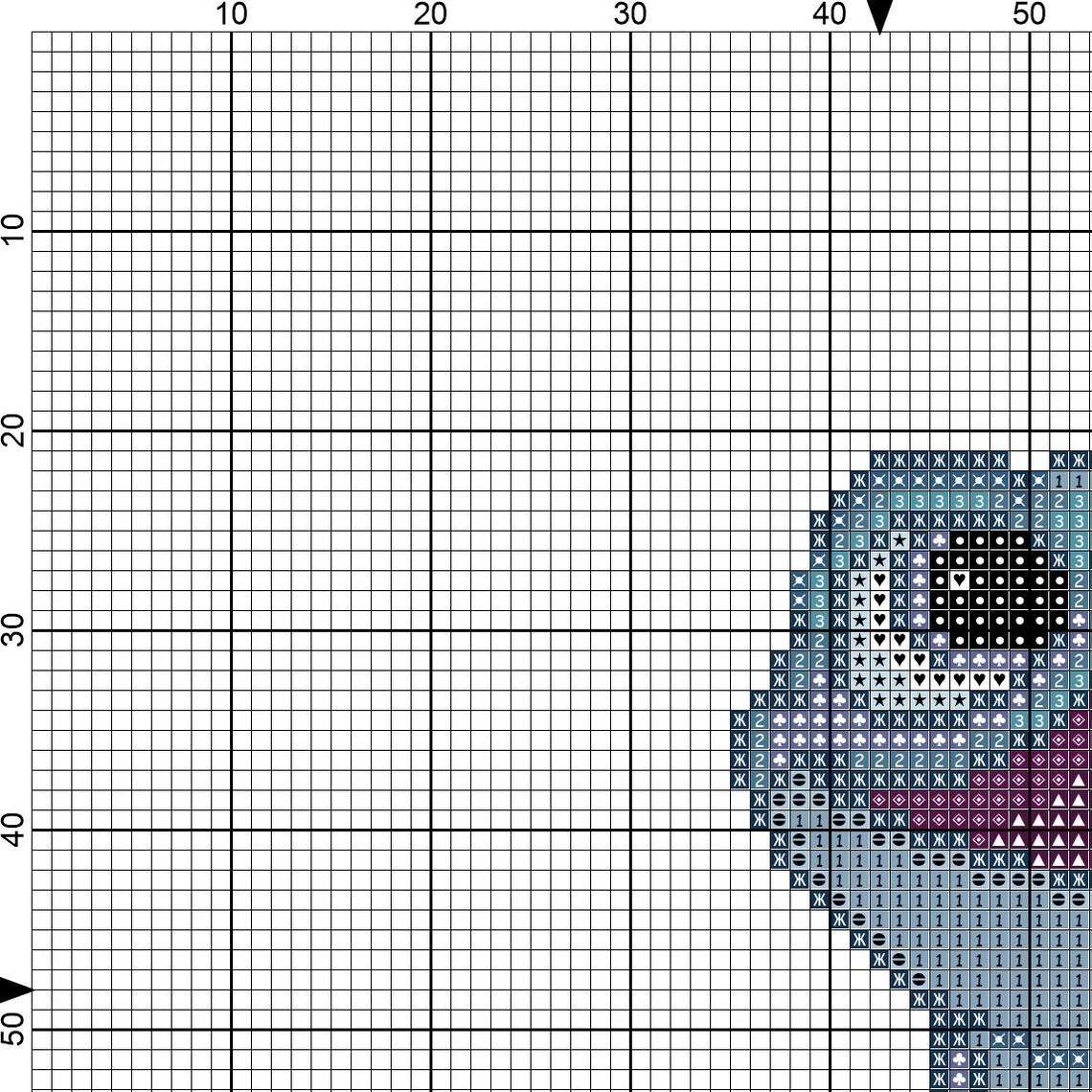 PDF Cross Stitch Pattern - 0094.bruni (frozen) - INSTANT DOWNLOAD - Etsy