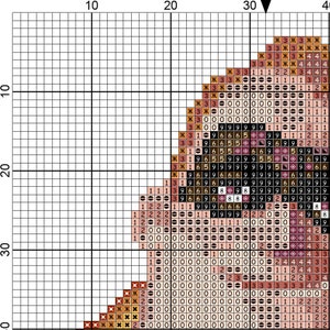 PDF Cross Stitch pattern 0079. Mr Incredible The Incredibles INSTANT ...