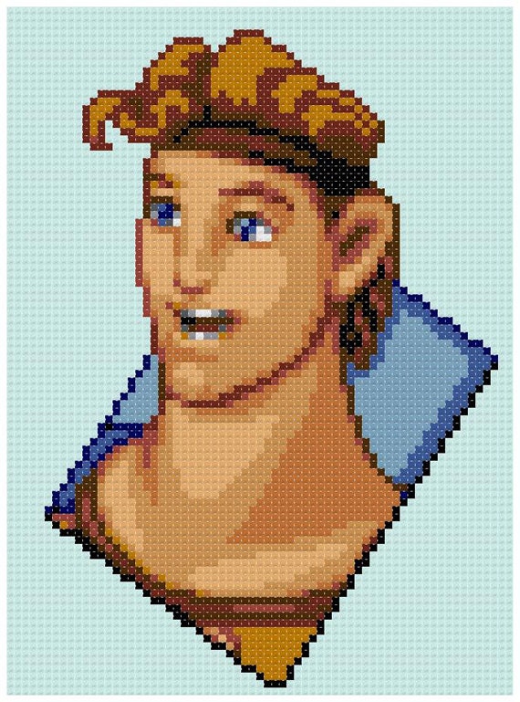 PDF Cross Stitch Pattern 0243.hercules INSTANT DOWNLOAD - Etsy
