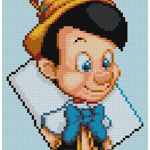 PDF Cross Stitch Pattern - 0252.pinocchio - INSTANT DOWNLOAD - Etsy