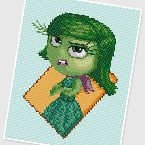 PDF Cross Stitch Pattern 0032.inside Out INSTANT DOWNLOAD - Etsy
