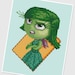 PDF Cross Stitch pattern - 0036.Disgust (Inside Out) - INSTANT DOWNLOAD ...