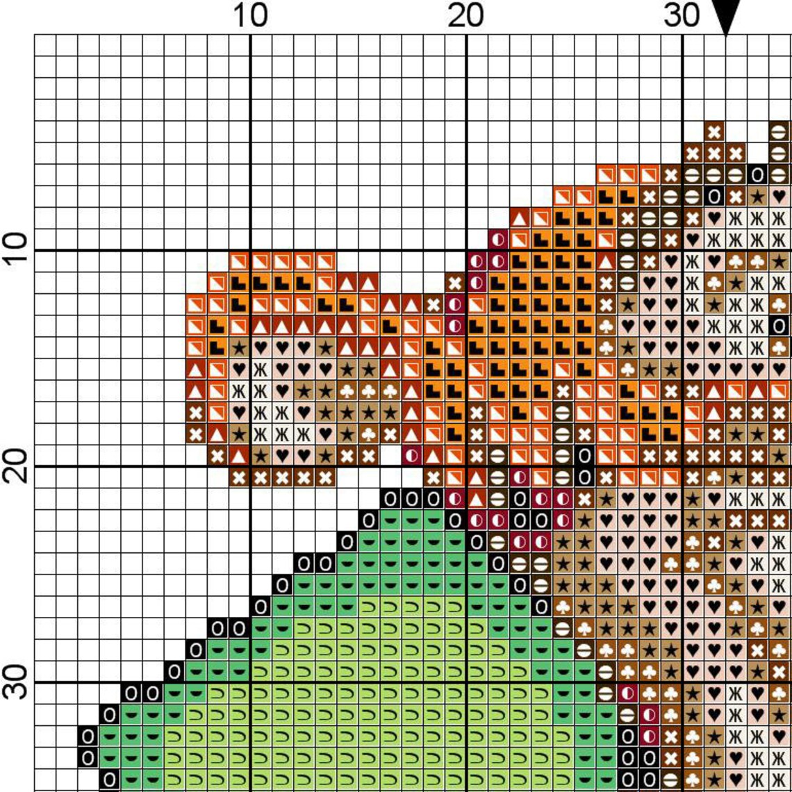 PDF Cross Stitch Pattern 0257.tigger Winnie the Pooh - Etsy
