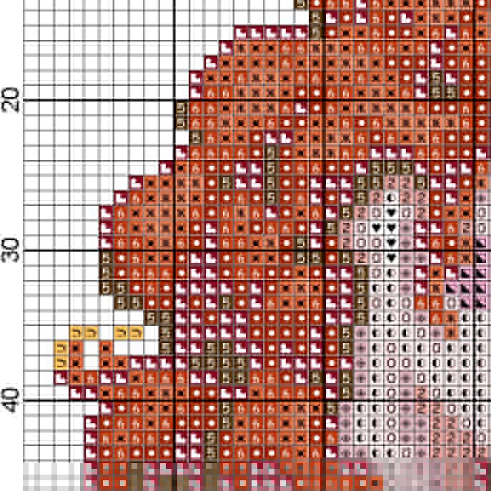 PDF Cross Stitch pattern 0003.Princess Merida Brave | Etsy