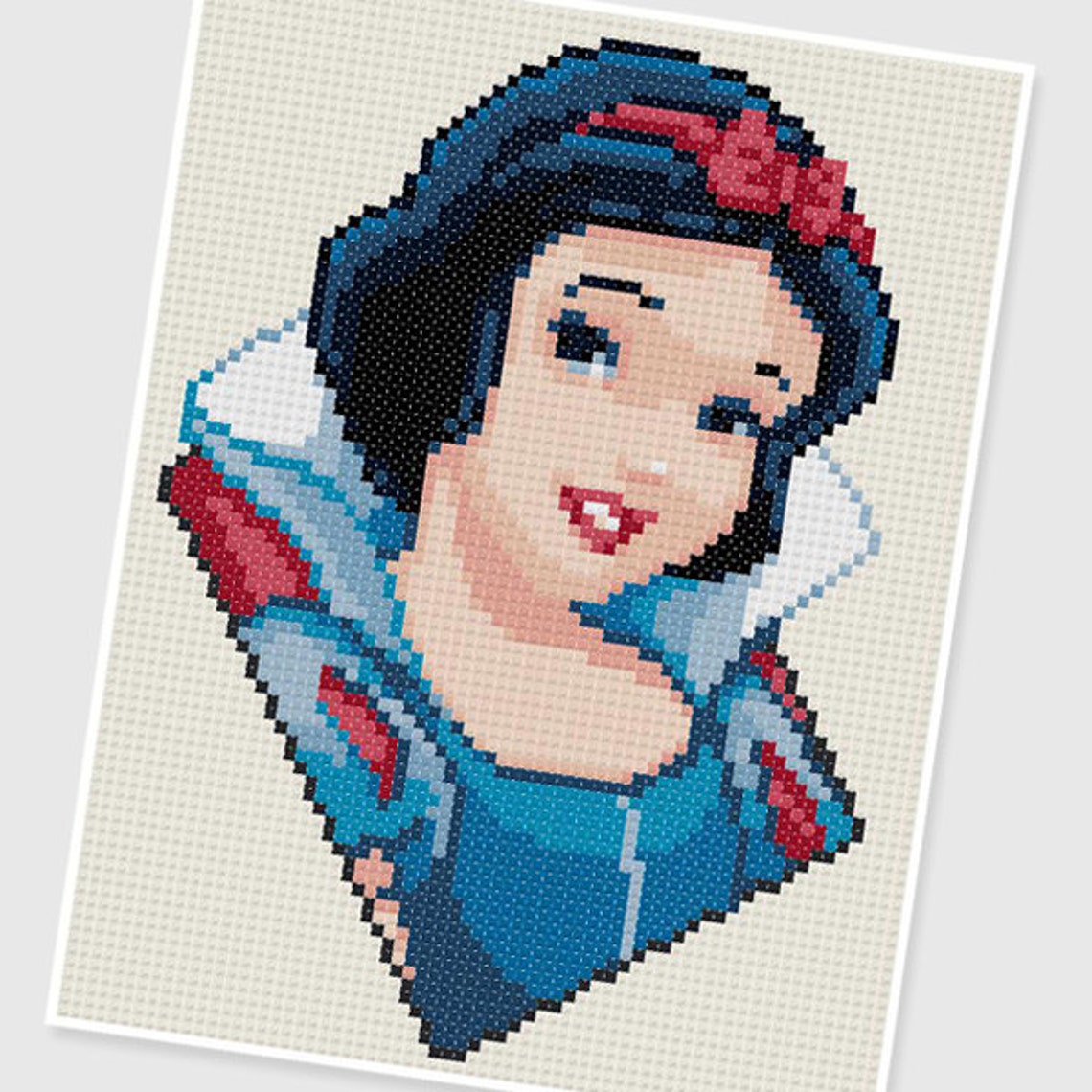 PDF Cross Stitch Pattern - 0288.snow White ( Snow White and the Seven ...