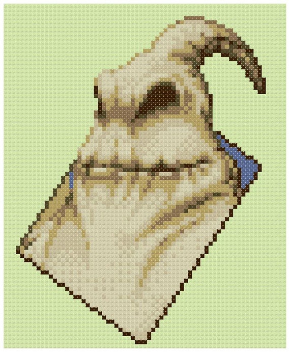 PDF Cross Stitch Pattern 0249.oogie Nightmare Before | Etsy