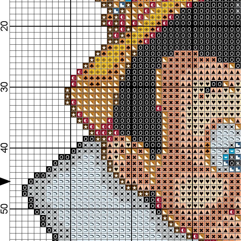 PDF Cross Stitch pattern 0252.Pinocchio INSTANT DOWNLOAD | Etsy