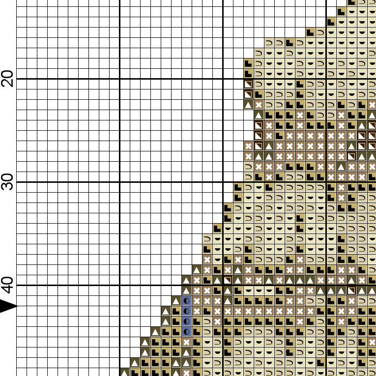 PDF Cross Stitch Pattern 0249.oogie Nightmare Before | Etsy