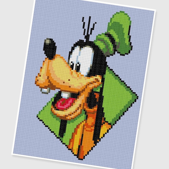 PDF Cross Stitch Pattern 0241.goofy INSTANT DOWNLOAD - Etsy
