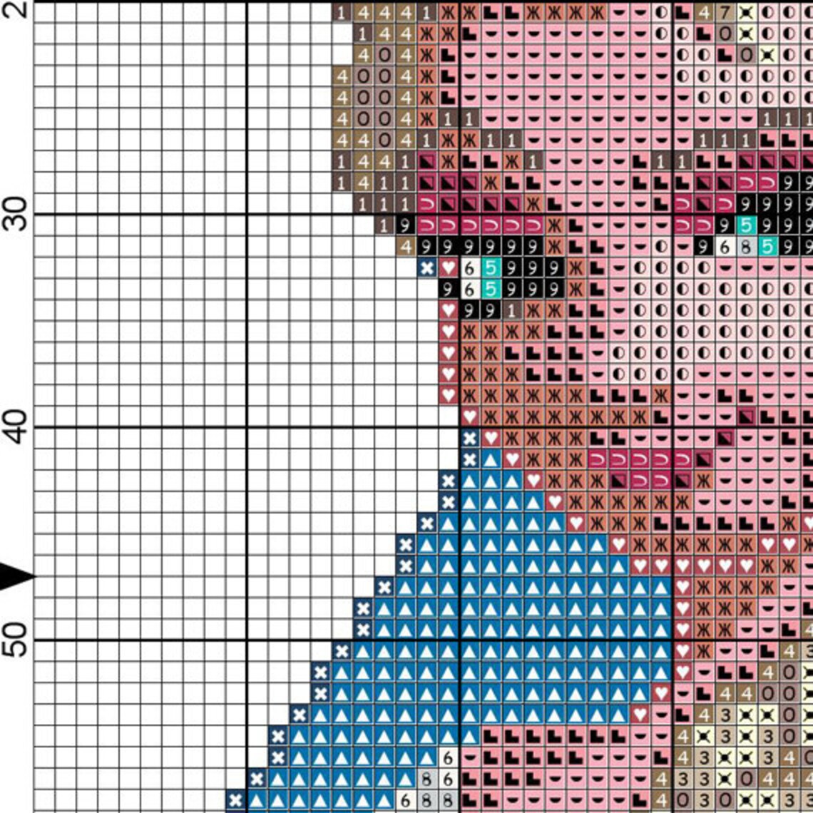 PDF Cross Stitch Pattern 0300.elsa frozen INSTANT - Etsy