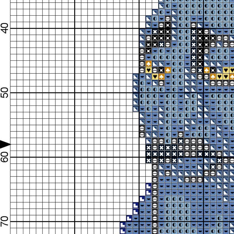 PDF Cross Stitch pattern 0242.Hades Hercules INSTANT | Etsy