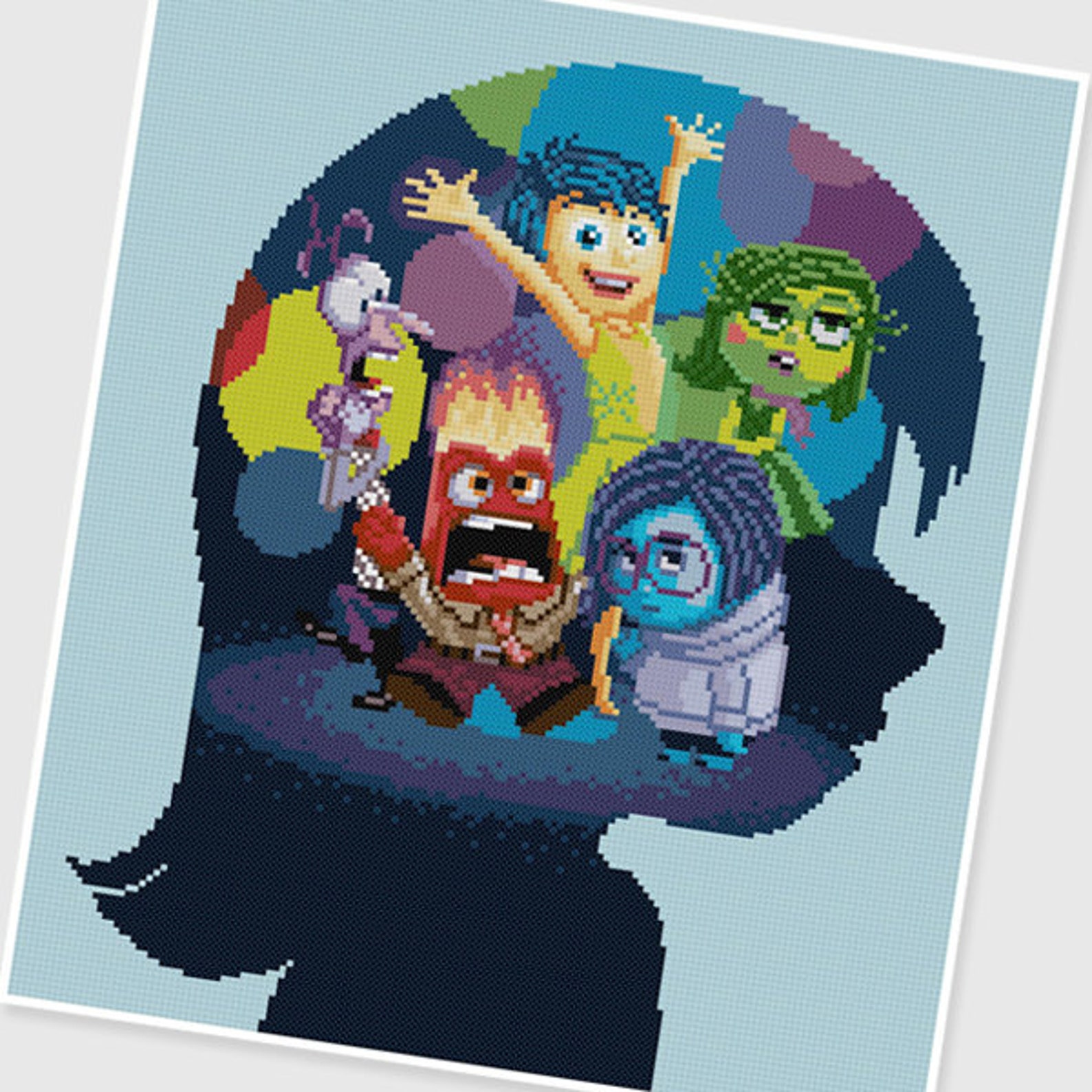 PDF Cross Stitch Pattern - 0032.inside Out - INSTANT DOWNLOAD - Etsy