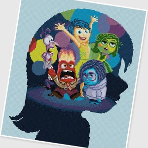 PDF Cross Stitch Pattern - 0032.inside Out - INSTANT DOWNLOAD - Etsy