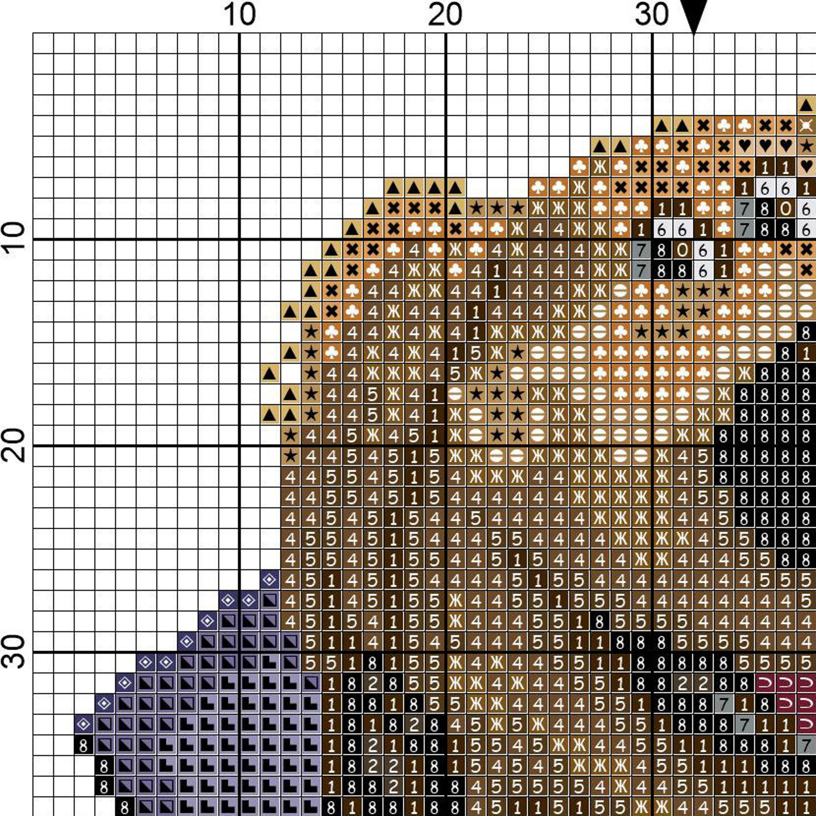 PDF Cross Stitch Pattern - 0048.dug (up) - INSTANT DOWNLOAD - Etsy Canada