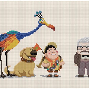 PDF Cross Stitch Pattern - up - INSTANT DOWNLOAD - Etsy