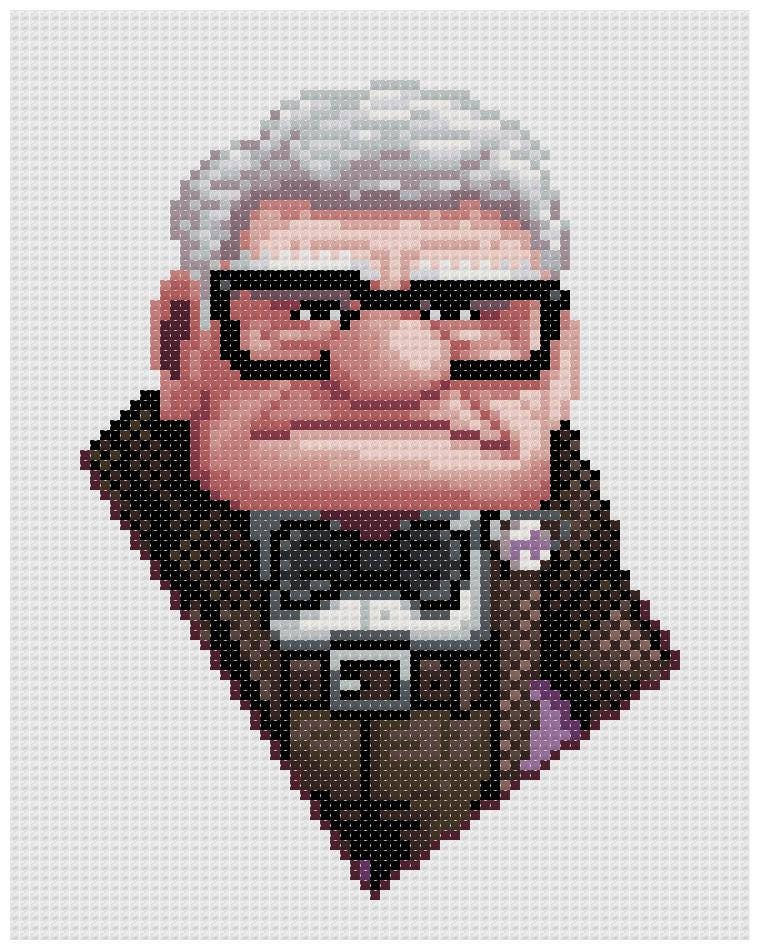 PDF Cross Stitch Pattern - 0075.carl (up) - INSTANT DOWNLOAD - Etsy