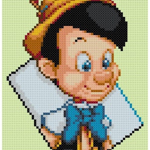 PDF Cross Stitch Pattern - 0252.pinocchio - INSTANT DOWNLOAD - Etsy