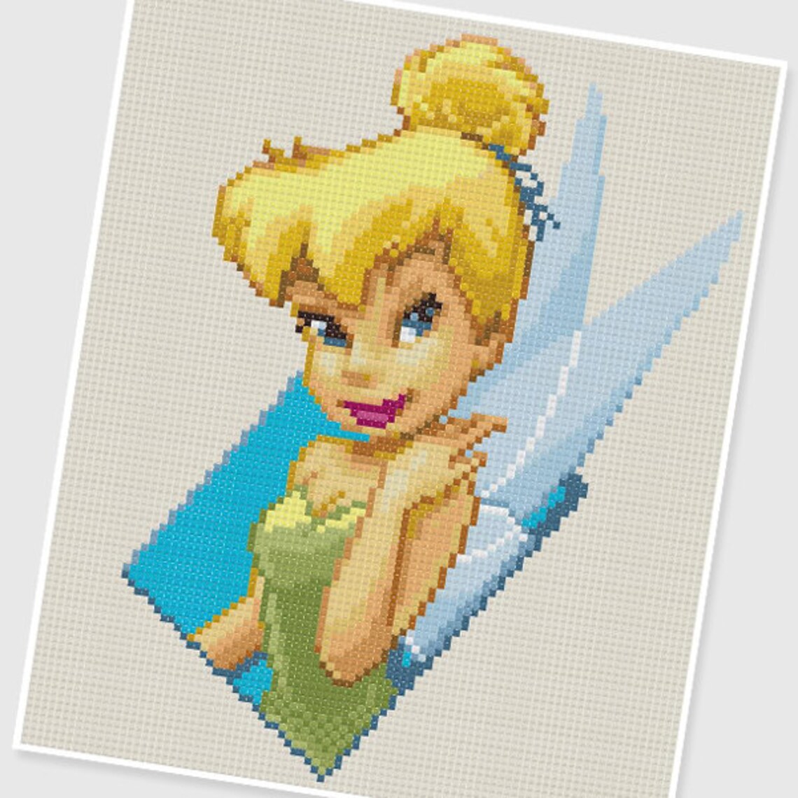 PDF Cross Stitch Pattern 0001.tinker Bell Peter Pan - Etsy UK