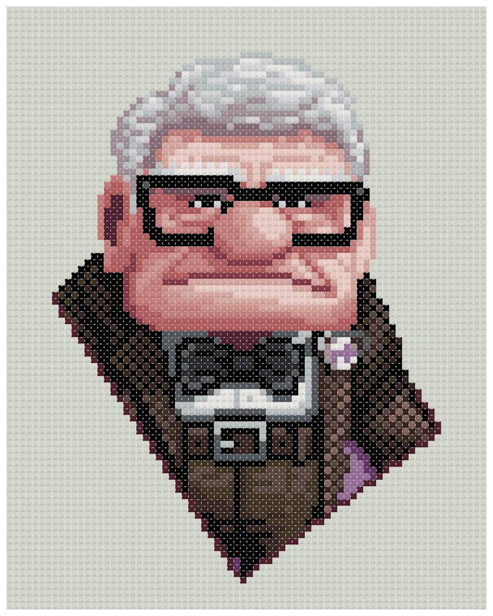 PDF Cross Stitch Pattern - 0075.carl (up) - INSTANT DOWNLOAD - Etsy