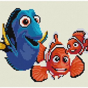 PDF Cross Stitch Pattern - Finding Nemo - INSTANT DOWNLOAD - Etsy