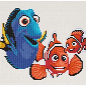 PDF Cross Stitch Pattern - Finding Nemo - INSTANT DOWNLOAD - Etsy
