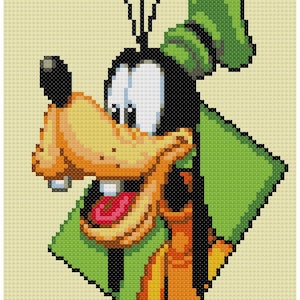 PDF Cross Stitch Pattern - 0241.goofy - INSTANT DOWNLOAD - Etsy