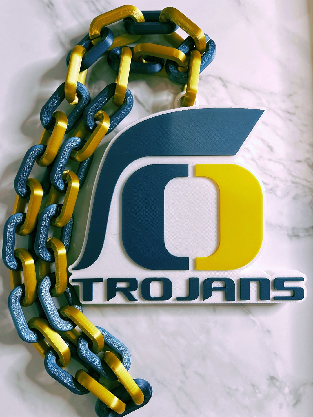 Over Sized Sports Chains Custom Designed Logo's Sports Teams Company 3D ...